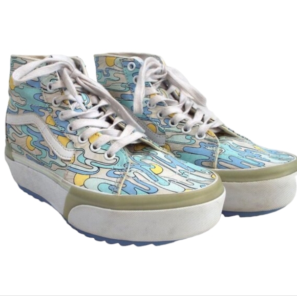 Vans | Shoes | Vans Uv Color Changing Platform Sk8 Hi Tapered Stacked ...